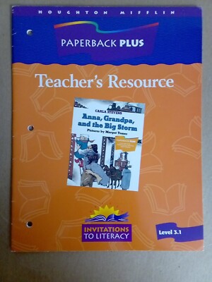 Teacher's Resource Lvl 3.1 Anna Grandpa and the big storm by Margot ...