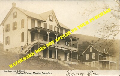 Mountain Lake House NJ Liberty Township RPPC PM Bridgeville NJ (DPO) 7 ...