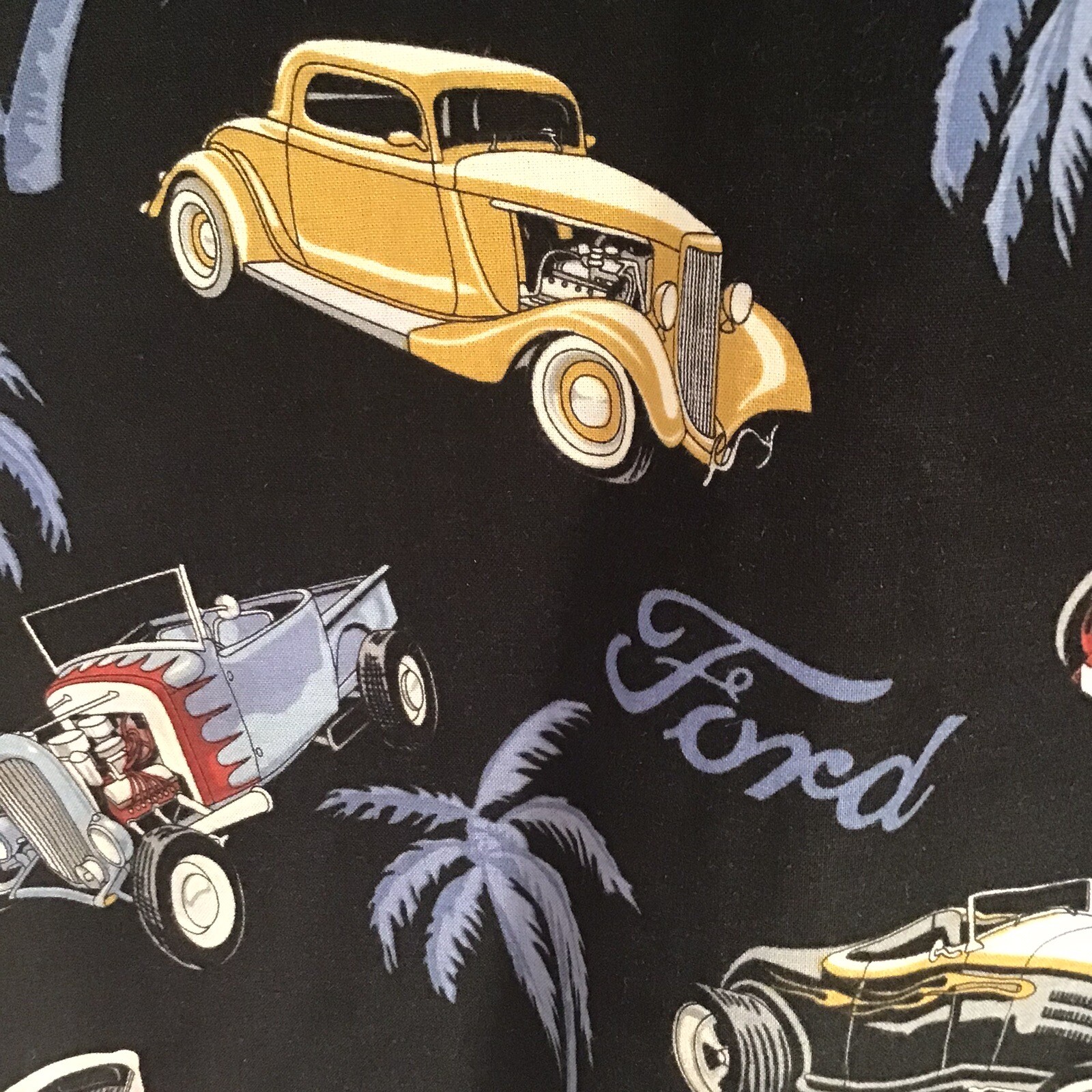 Ford By David Carey Vintage Cars Men’s Button Down Sh… - Gem