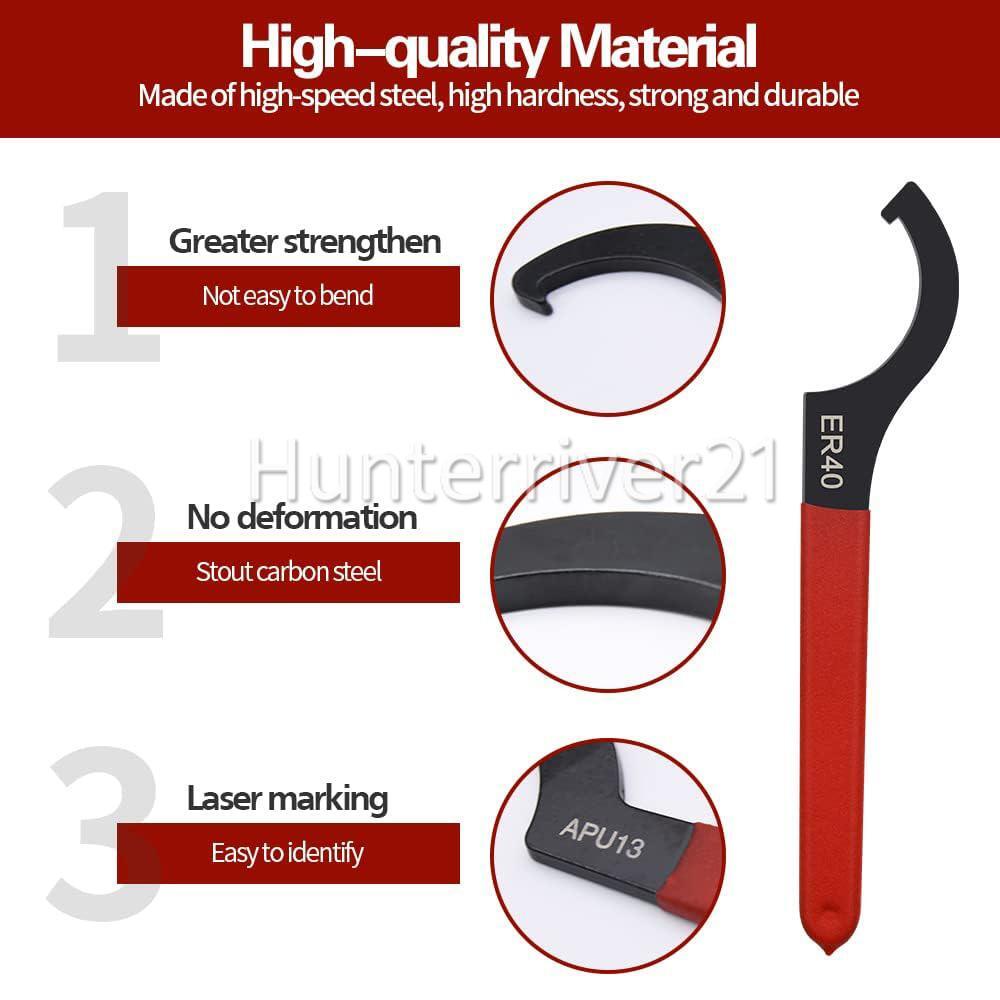 6pcs Universal Coil Over Wrench Shock Spanner Adjustable C Shape ...