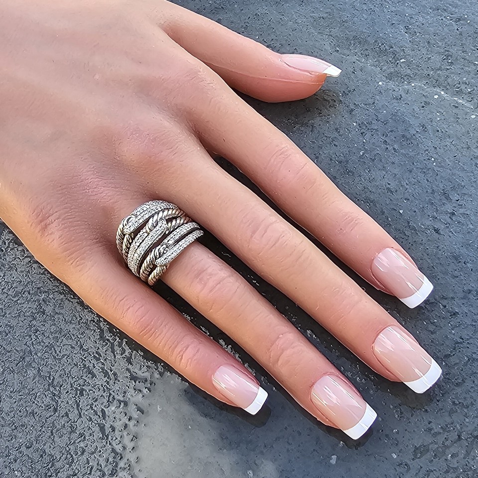 David Yurman Labyrinth Triple Loop Diamond Ring Sterling Silver Sz 6 SOLD OUT!!! | eBay