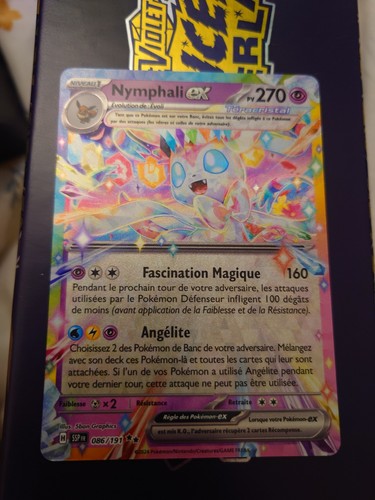 Carte Pokémon - Nymphali Ex 086/191 - EV08 - Étincelles Déferlantes ...