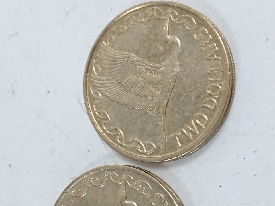 New Zealand 2020 Two Dollar Coins x2 - Vintage Rare Collectibles Coins ...