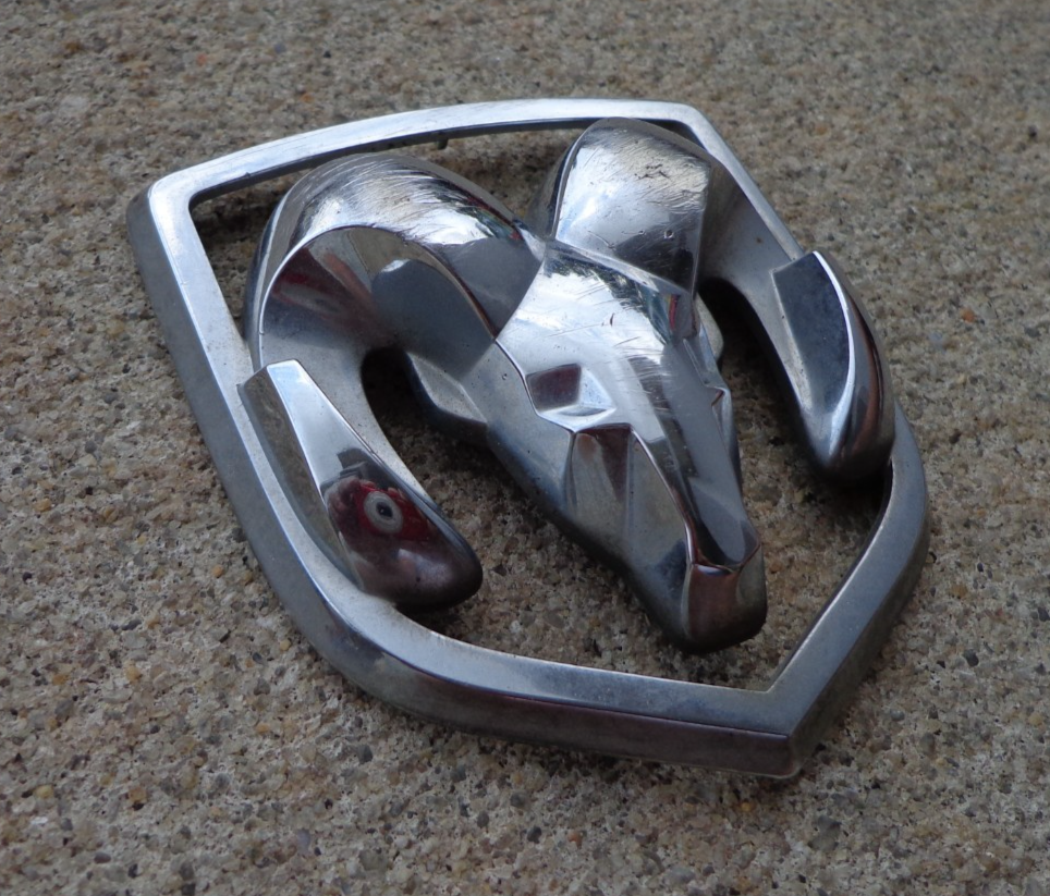 Dodge Ram grill emblem badge decal logo 1500 2500 OEM Genuine Original ...