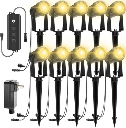 Low Voltage Landscape Lights LED Landscape Lighting with Sensor, IP65 ...