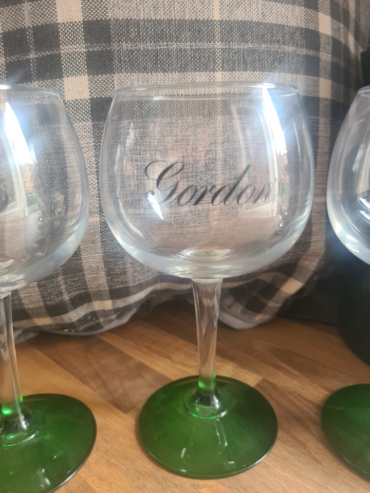 Gordons Premium Original Dry Gin Glasses. Set Of 4. New Unboxed | eBay UK