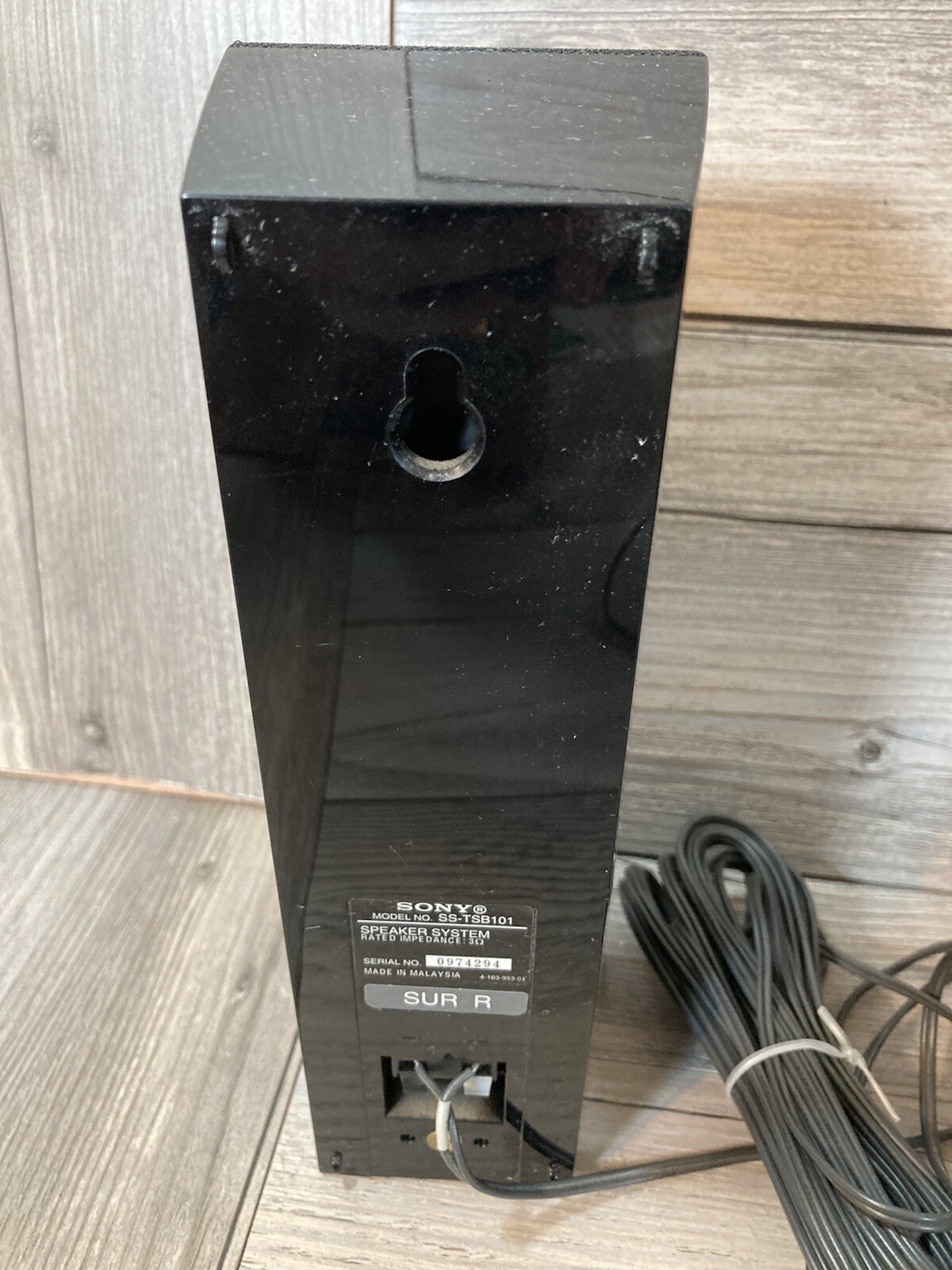 Sony SS-WSB102 SS-TSB101 SS-CTB101 Home Theater Surround Sound 6 ...