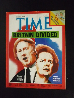 TIME Europe magazine 1984 December 24 BRITAIN DIVIDED MARGARET THATCHER ...