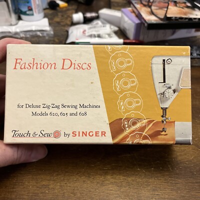 Vintage Fashion Discs for Deluxe Zig-Zag Sewing Machines Touch & Sew by ...