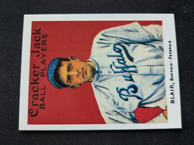 1915 Cracker Jack Reprint Baseball Card # 126 Walter Blair - Buffalo ...