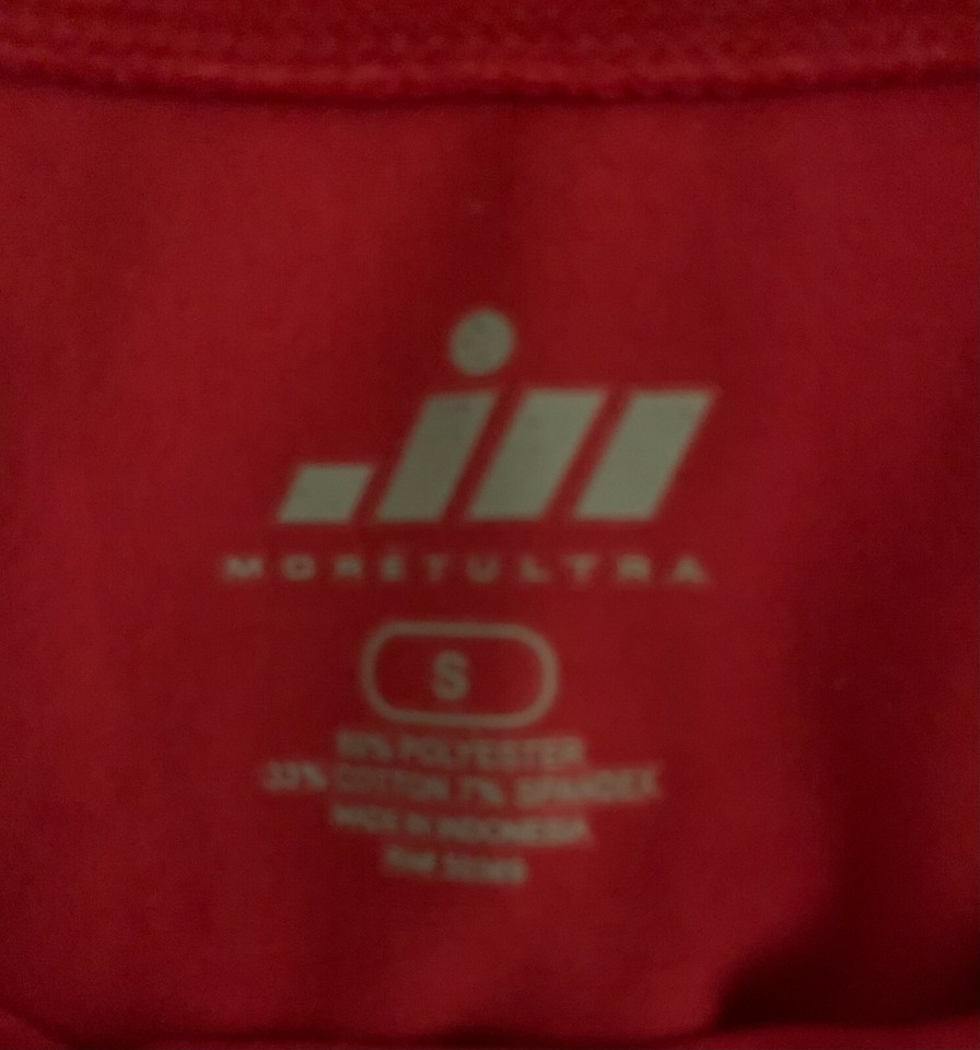 Moret Ultra Women's Red Active Athletic T-Shirt Size S - Never Worn! | eBay