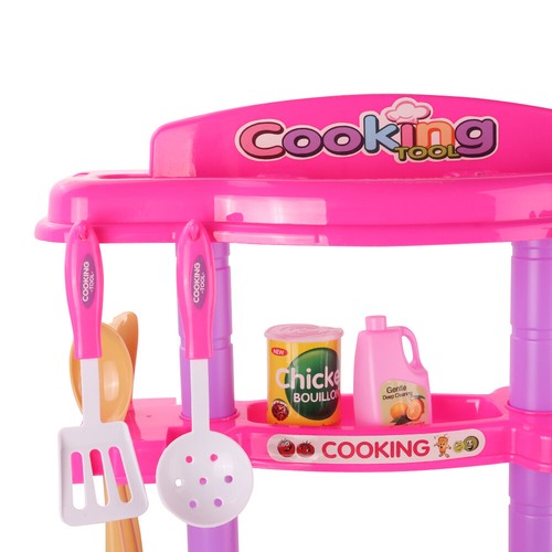 Kitchen Toy Set With Light Sound Stove Oven Cooking Role Play Kits ...