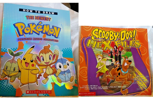 Children's Books Lot 2 Scholastic Scooby-Doo Mystery How to Draw ...