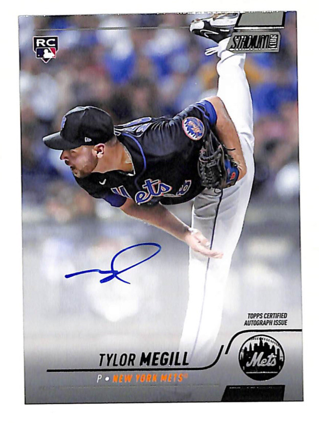 2022 Topps Stadium Club Tylor Megill Auto Autograph Rookie Card Mets | eBay