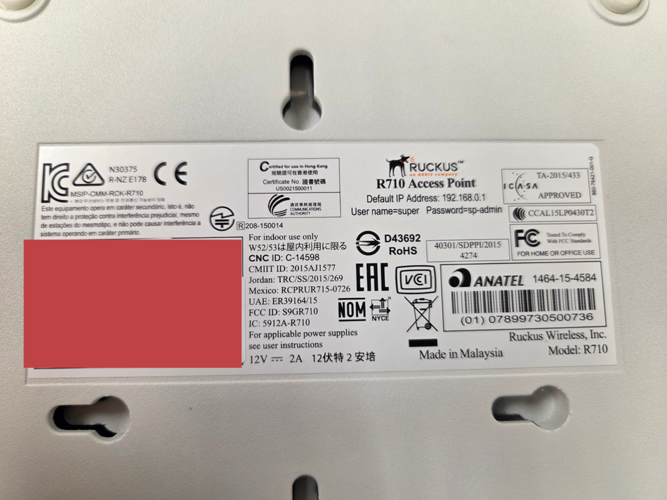 Ruckus R710 Wireless Access Point | eBay