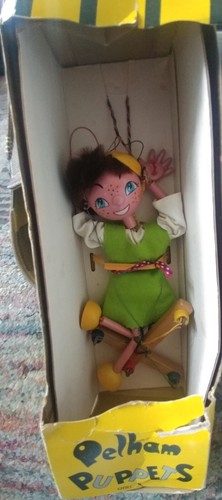 Pelham Puppet Girl Articulated original Box Marionettes Vintage | eBay
