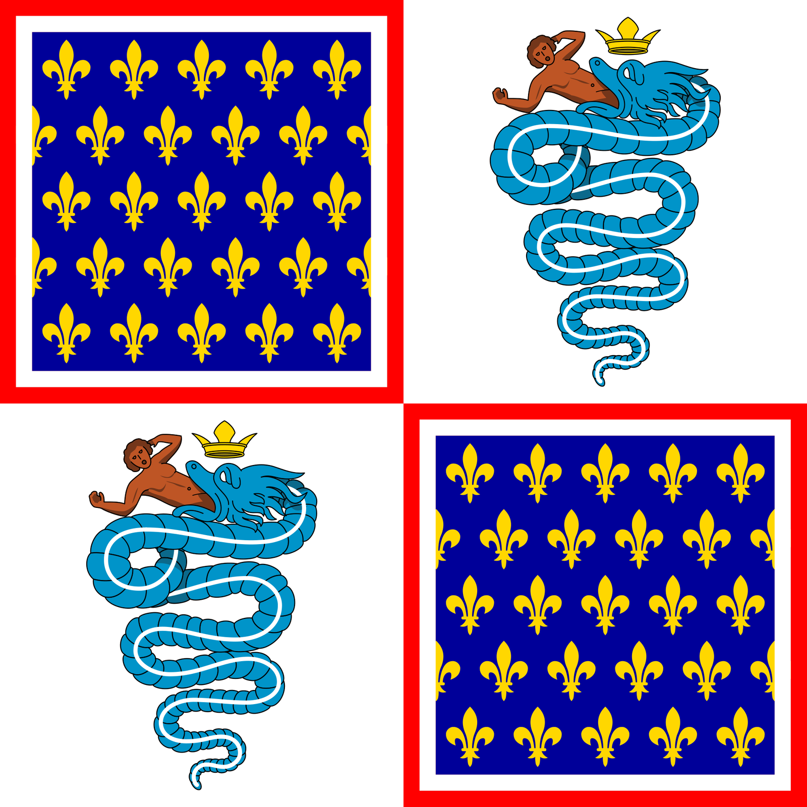 Italy Flag Cispadane Sicily Naples Golden Ambrosian Milan Savoy Urbino ...