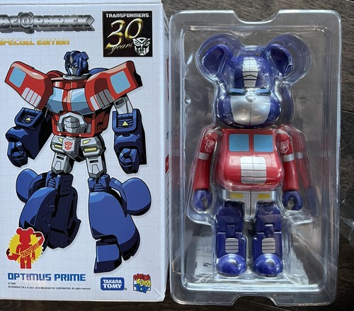 Authentic Takara Tomy Transformer G1 BEARBRICK OPTIMUS PRIME BE@R BRICK ...
