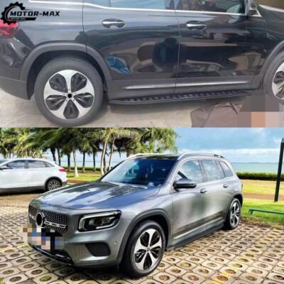 All Blck Fixed Side Step Fits For Mercedes Benz GLB 2020-2023 Running ...
