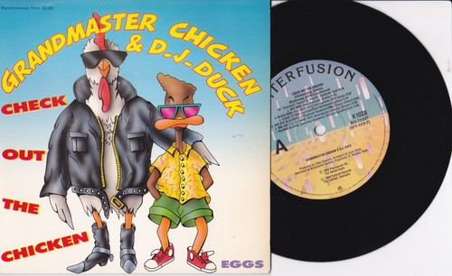 GRANDMASTER CHICKEN & D.J. DUCK - CHECK OUT THE CHICKEN - 7" 45 RECORD ...