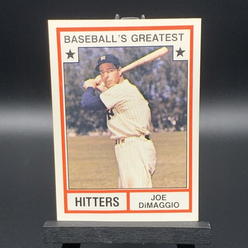 JOE DIMAGGIO BASEBALL'S GREATEST HITTERS 1982 TCMA Card NEW YORK ...