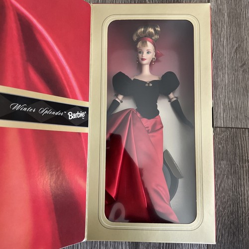 Barbie Special Edition Winter Splendor 1998 Doll New in Box Blonde Red ...