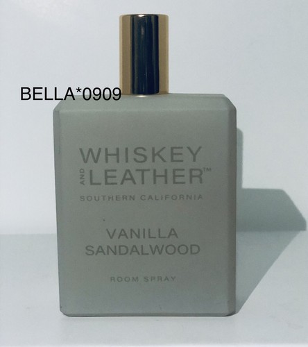 WHISKEY & LEATHER Southern California~VANILLA SANDALWOOD~ Room Spray | eBay