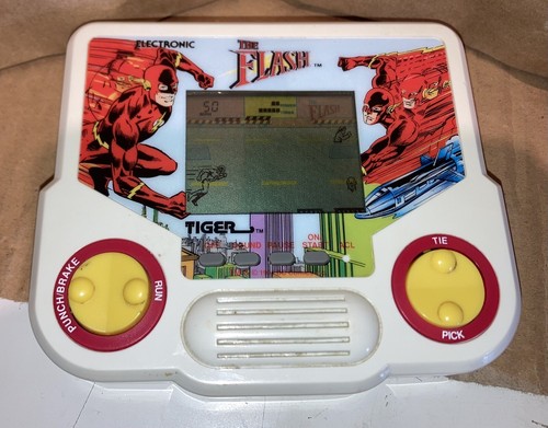 Videogioco LCD Electronic GIG TIGER THE FLASH 1988 Handheld Video Game ...