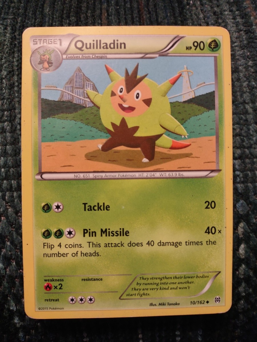 Quilladin Xy Breakthrough 10 Pokemon Card Quilladin XY BREAKthrough