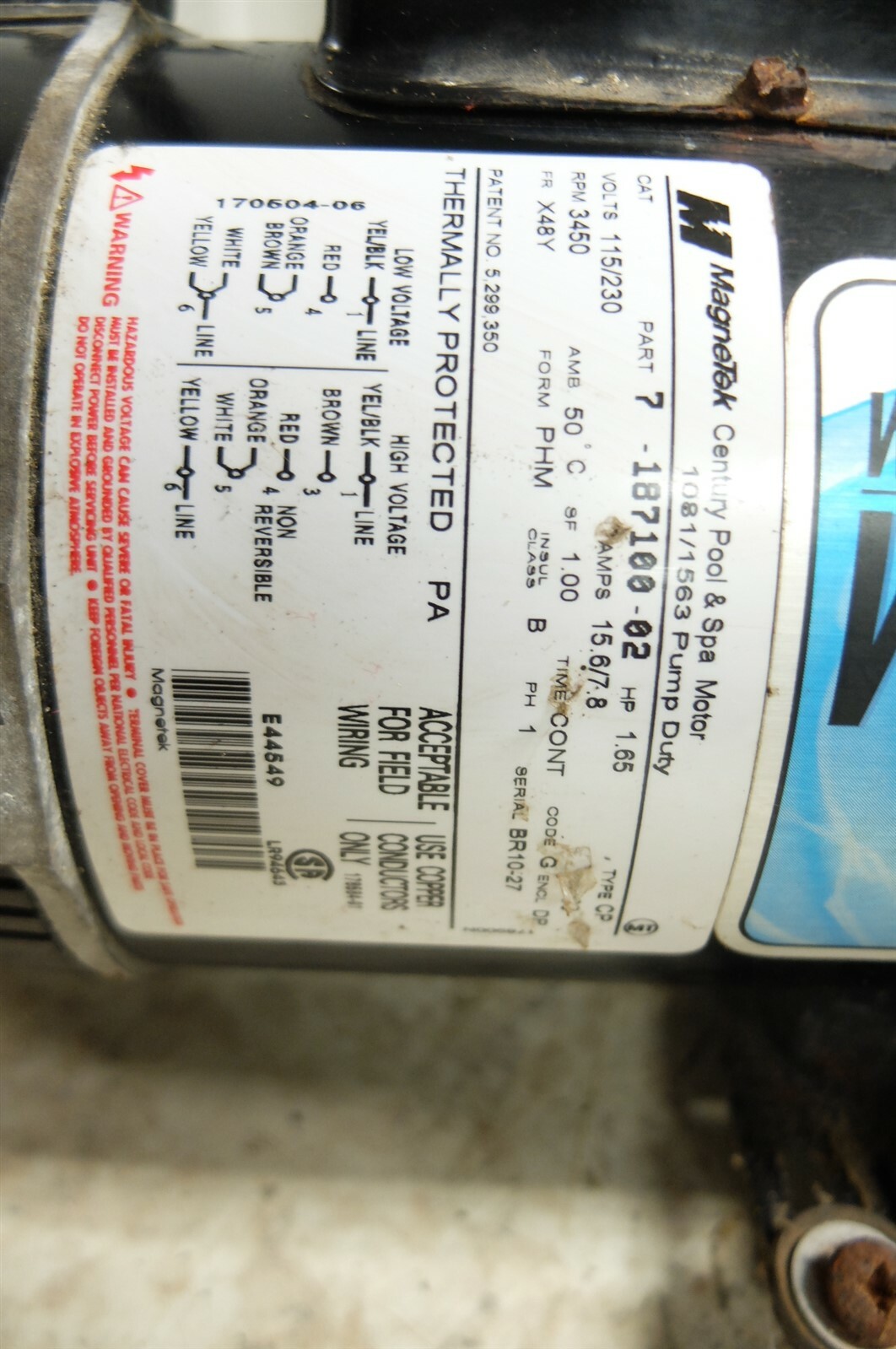 Hot Springs Spa Hot Tub Watkins Wavemaster 7000 jet pump & motor | eBay