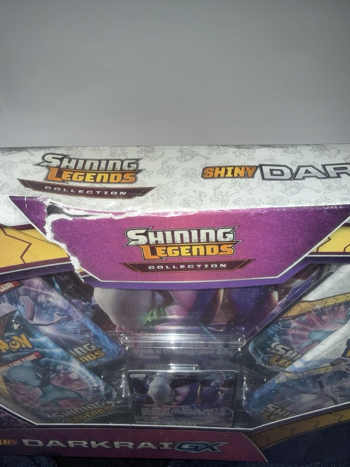 2018 POKEMON SHINING LEGENDS COLLECTION SHINY DARKRAI GX BOX SET SEALED ...