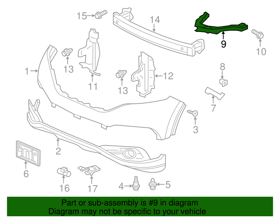 Genuine Honda Headlamp Bracket 71140-T0A-A00 | eBay