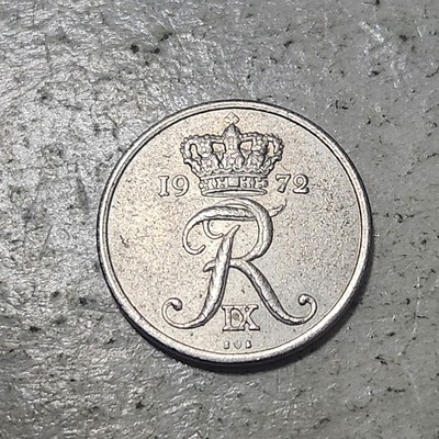 DENMARK 🇩🇰 TEN (10) ØRE COIN 1972 (KING FREDERICK IX) | eBay