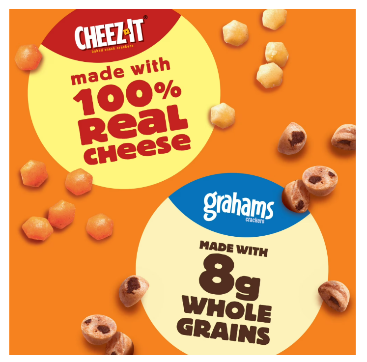 Cheez-It Gripz Original Baked Snack Crackers, Mini Crackers, 10 Count ...
