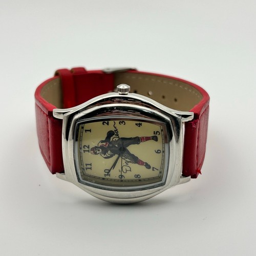 Dizzy Dean Cardinals Silver Tone Red Band Watch Working New Battery | eBay