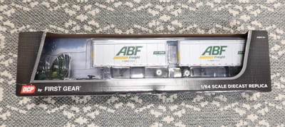 New ABF Freight Retiree 1/64 Mack Anthem with Double Pup Trailers ...