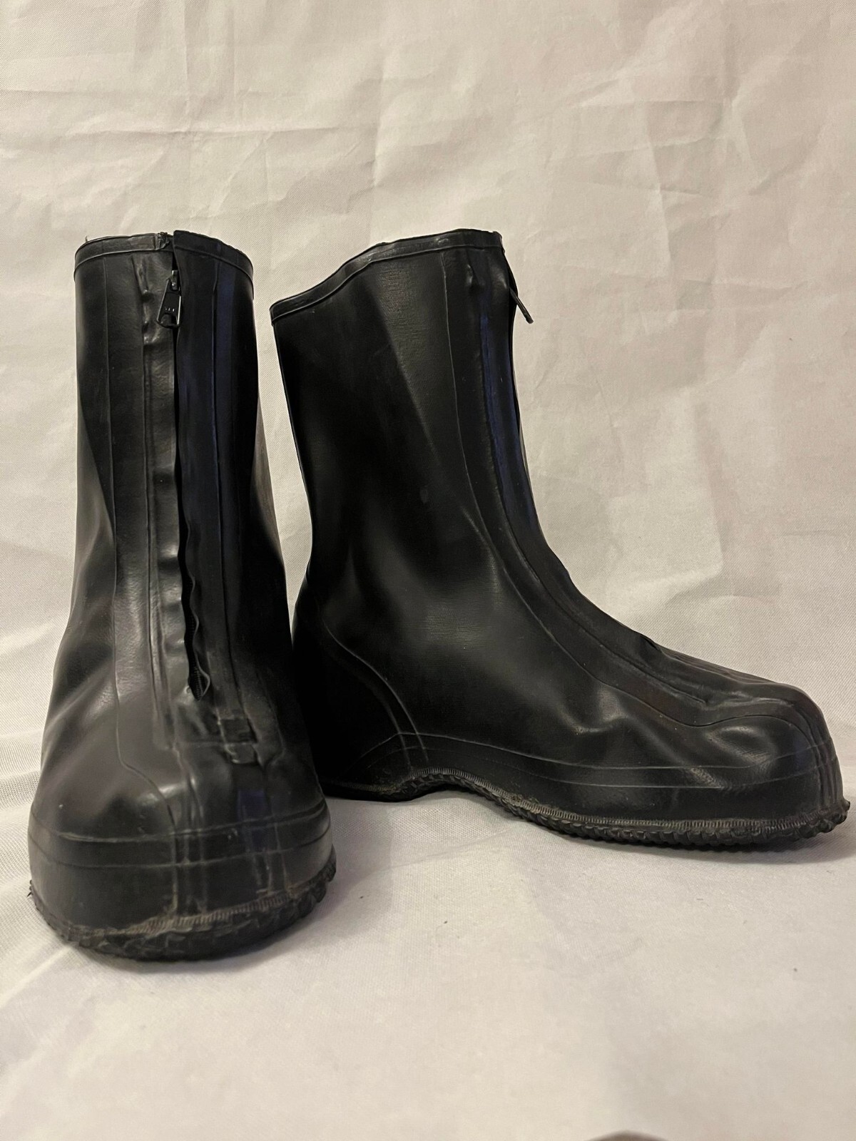 German Army Rubber Over Shoes Boots NBC Galoshes With Zip Military ...