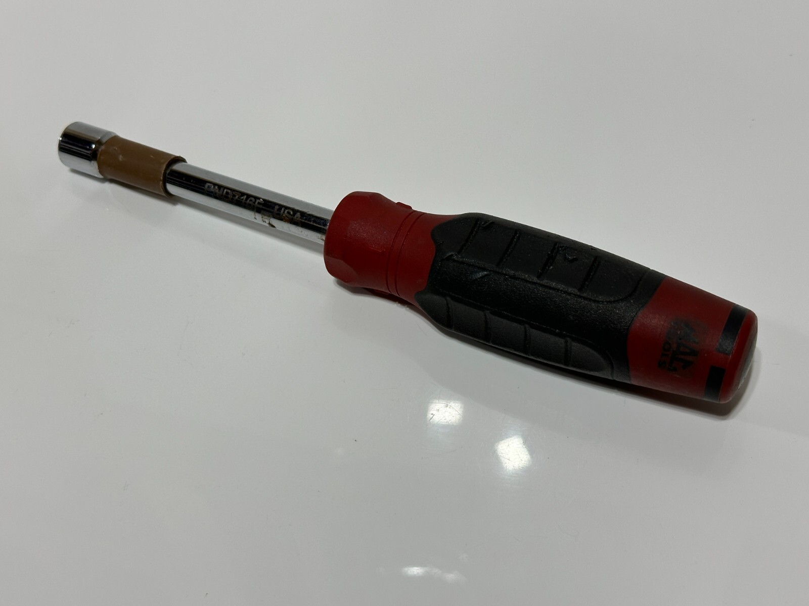 MAC Tools USA PND716F Mac-Grip 7/16” SAE Nut Driver - Red Comfort Grip ...