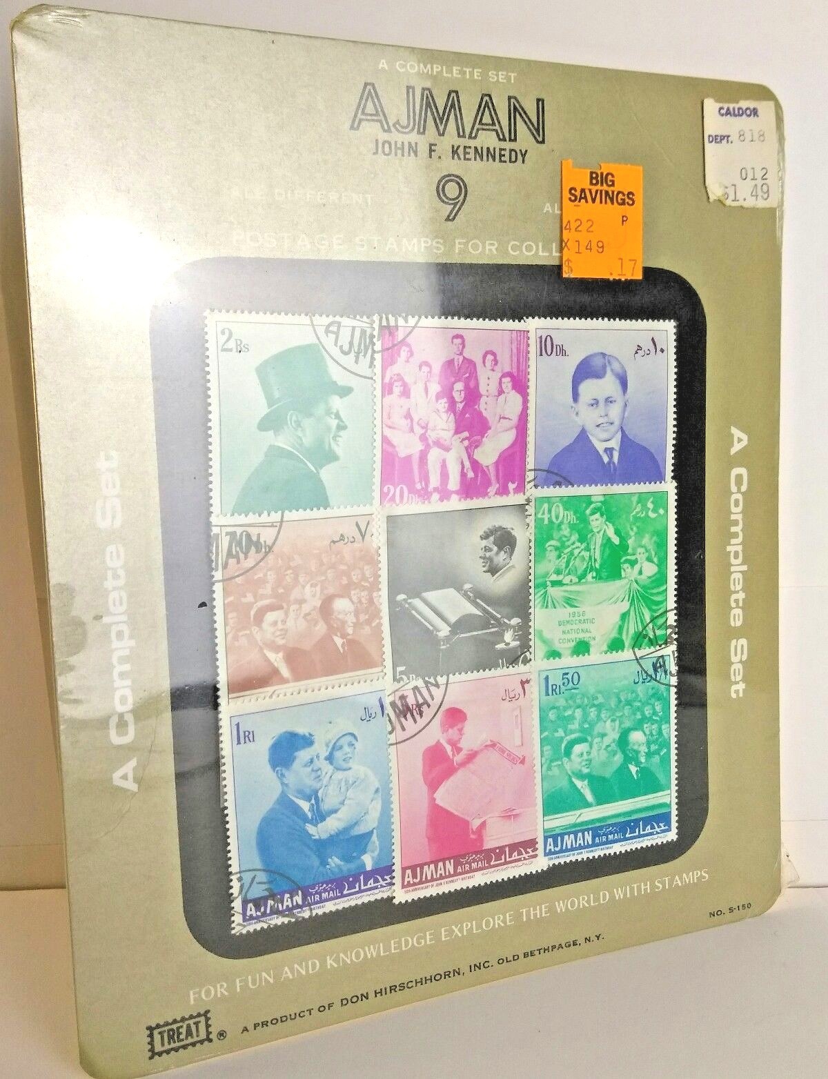 Old New Vintage Stock JFK John F Kennedy Postage Stamps AJMAN Sealed | eBay