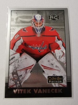 Vitek Vanecek Rookie Retro #R-82 2020-21 O-Pee-Chee Platinum WSH ...