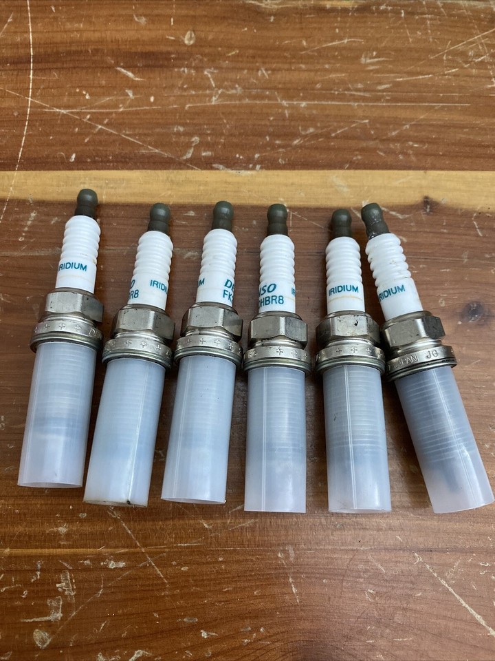 6 Denso Fk20hbr8 Iridium Spark Plugs Used Pulled From 2017 Toyota ...