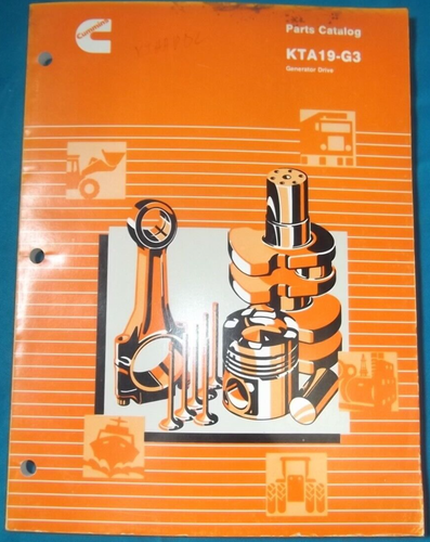 CUMMINS KTA19-G3 GENERATOR DRIVE ENGINE PARTS MANUAL BOOK CATALOG | eBay UK