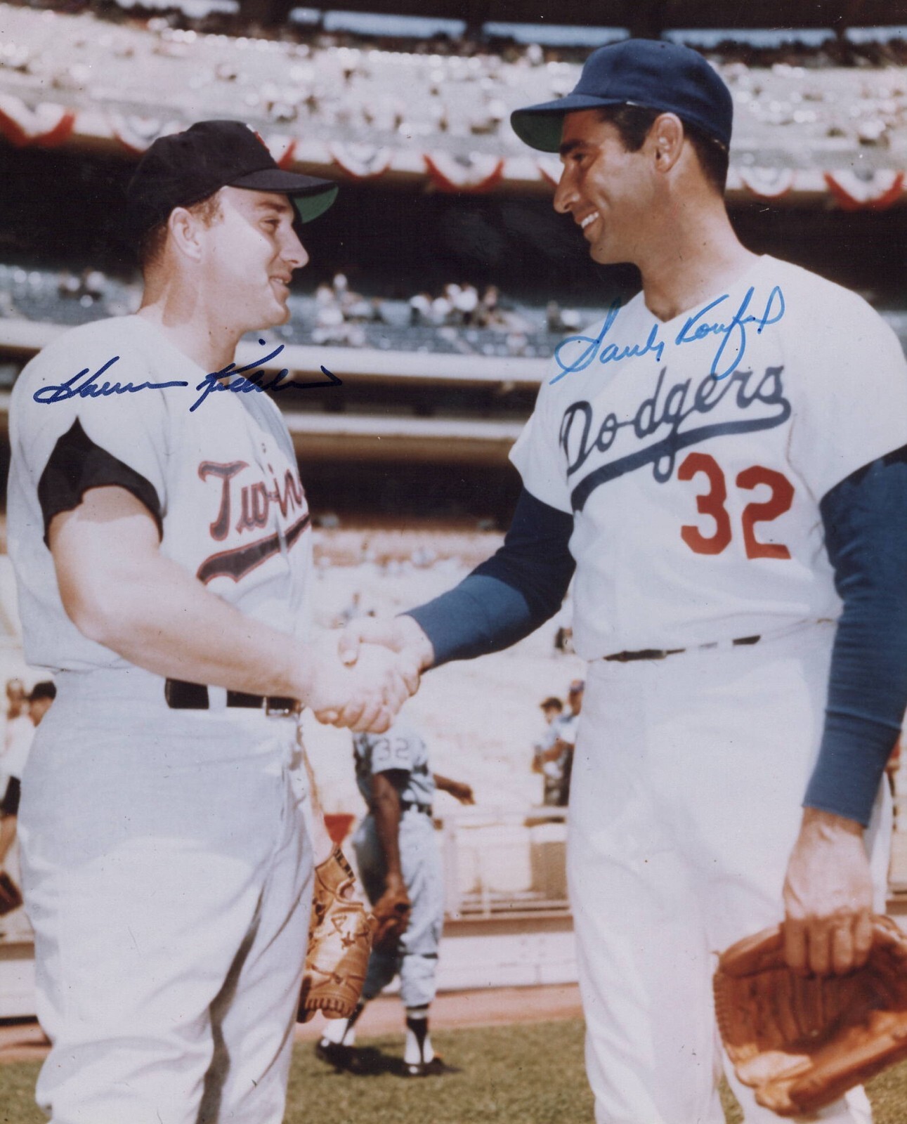 1964 all star game Harmon Killebrew and Sandy Koufax dodgers autograph ...