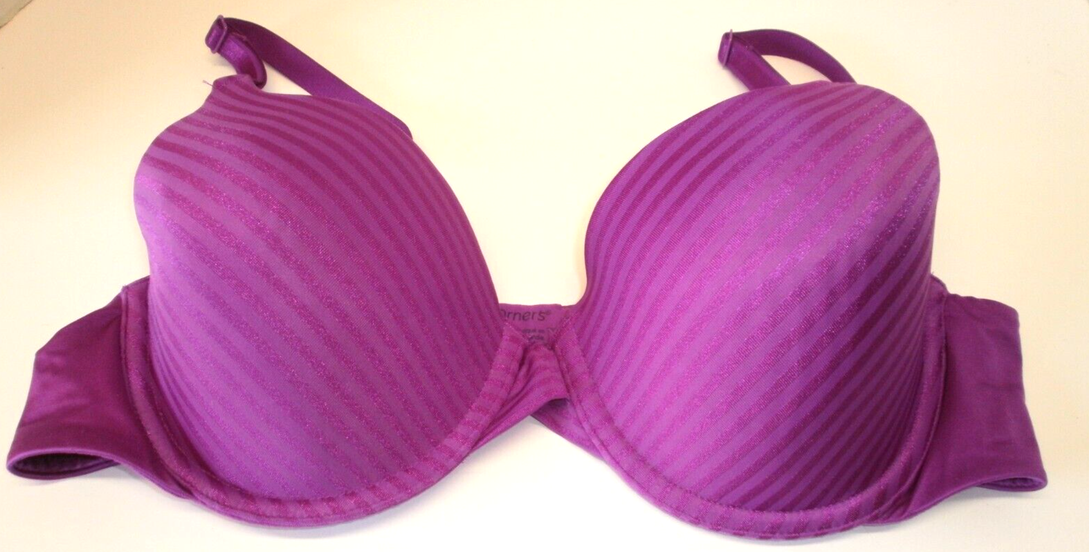 Warner's Underwire Purple Hook Back Closure Cleavage Pad 36 B Bra | eBay