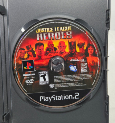 PS2 Justice League Heroes Sony PlayStation 2 Video Game DISC ONLY ...