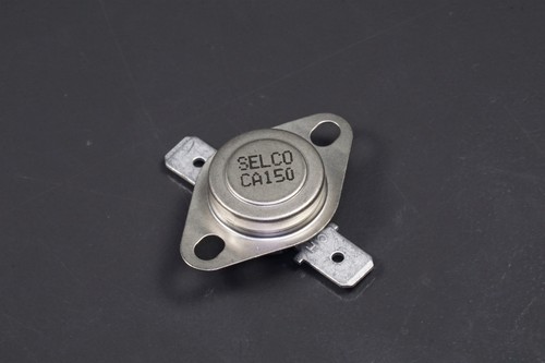 CA-150-AG Selco 1/2" Disc Thermostatic Switch Close on Rise 150°F Gold ...