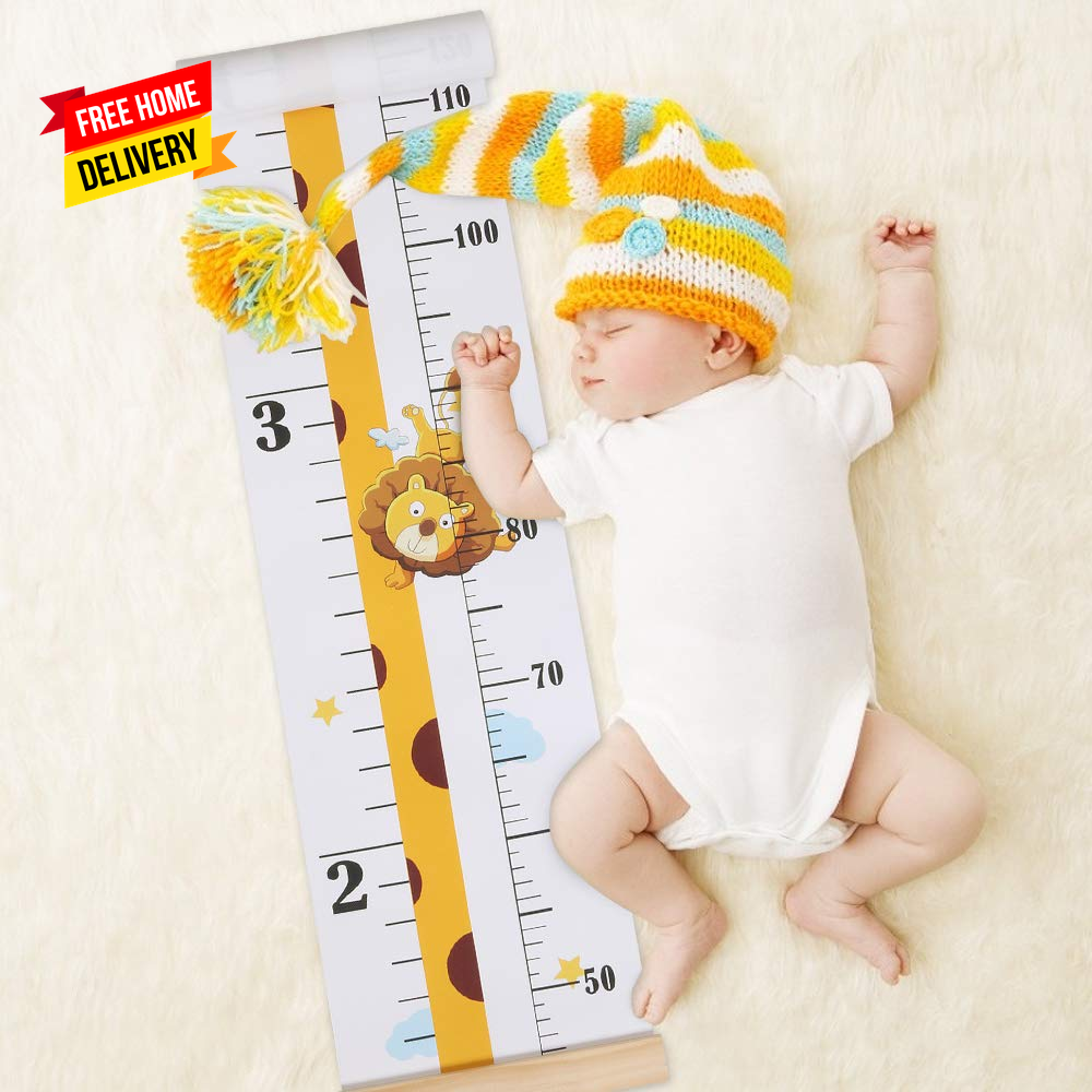 Baby Height Growth Chart Canvas Height Chart for Kids Baby Child ...