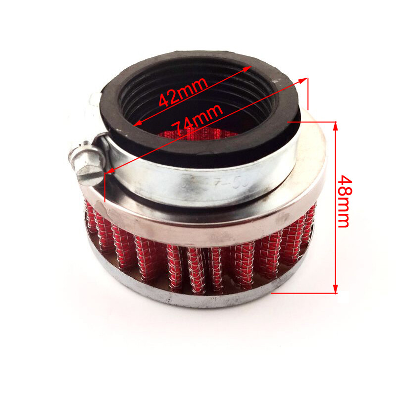 Racing 44mm Air Filter Velocity Stack For Goped G2D G23LH 23cc Scooter ...