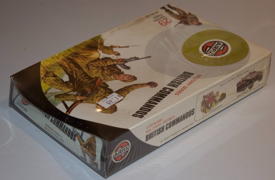 Airfix Toy Soldiers Boxed british commandos 1/32 Scale new old shop ...