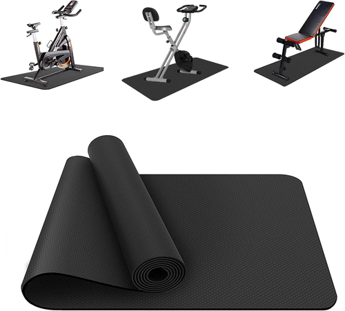 Heavy Duty Treadmill Mat, Floor Protector for Spin Bike, Gym Exercise ...